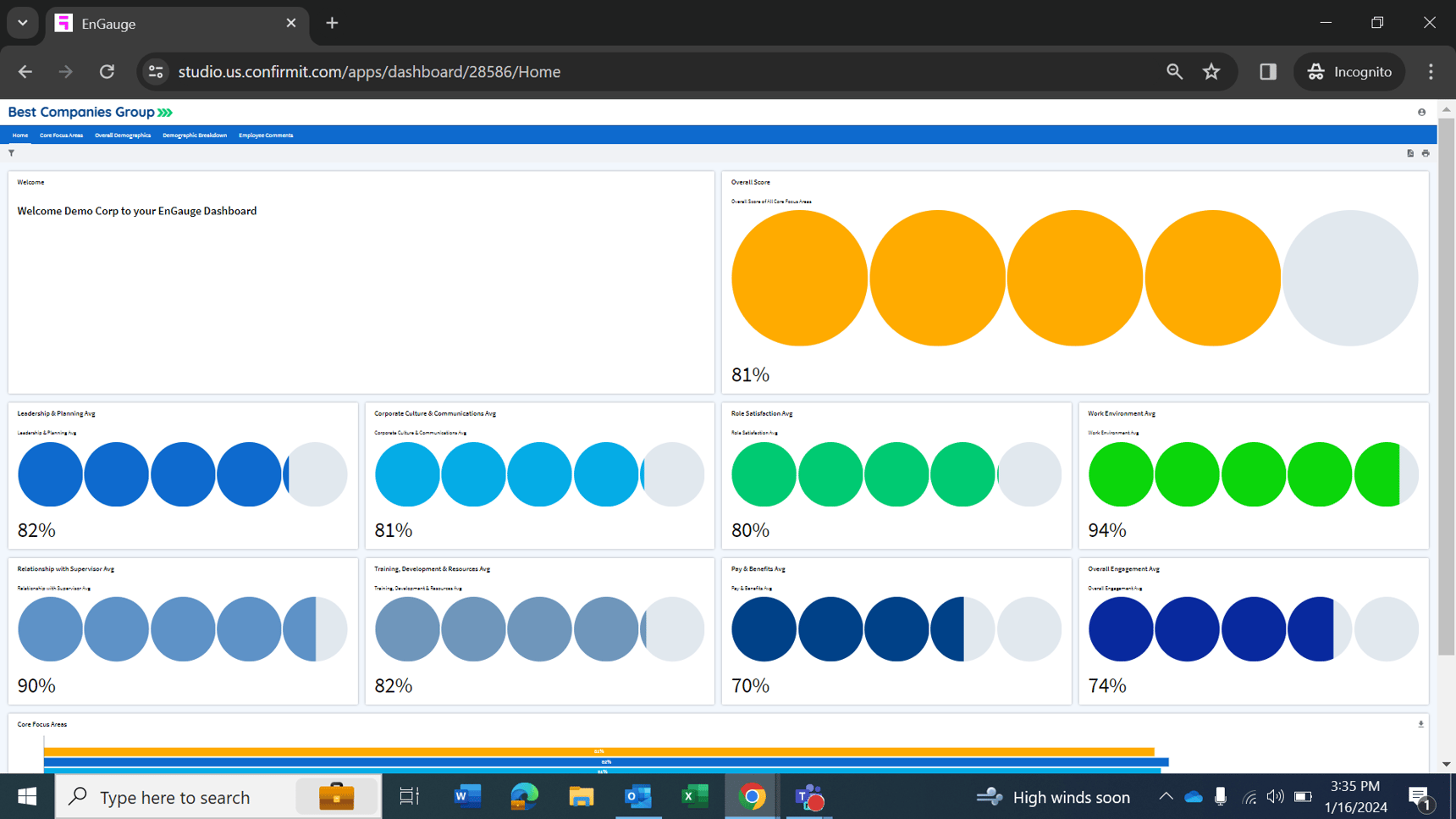 What is the EnGauge Classic Dashboard?